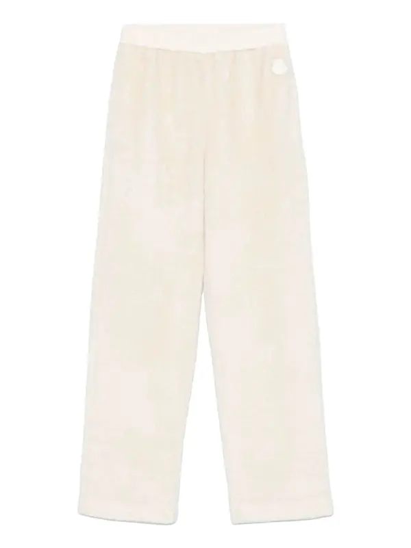 Moncler Fleece Track Pants - White