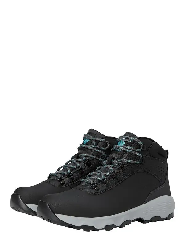 Columbia Newton Wander Leather High Top Boots - Black