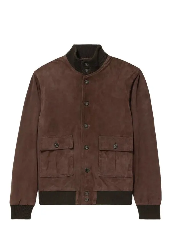 VALSTAR Valstarino Suede Jacket - Brown