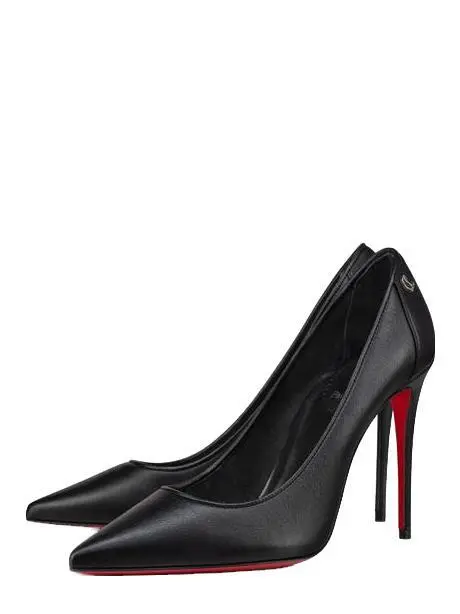 CHRISTIAN LOUBOUTIN Sporty Kate Pump - B439 Black/lin Black