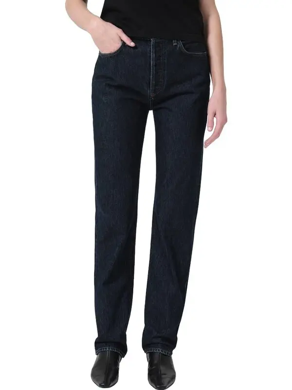 AGOLDE 90s Pinch Waist High-rise Straight Leg Jeans - Polished