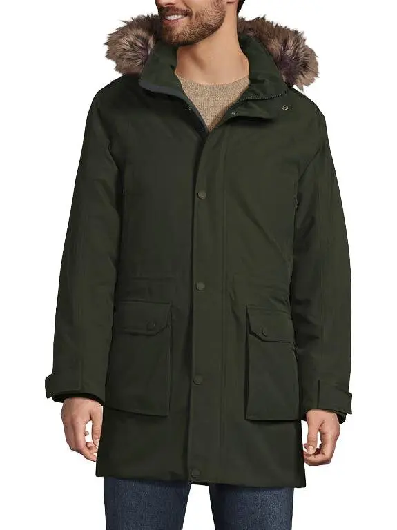 LANDS' END Expedition Winter Parka - Darkest Olive