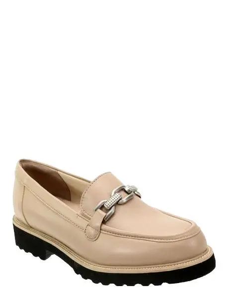DAVID TATE Magical Rhinestone Lug Loafer - Sand