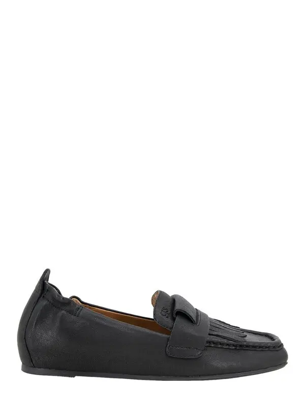 KENNETH COLE Gentle Souls Scotty Loafer Flats - Black