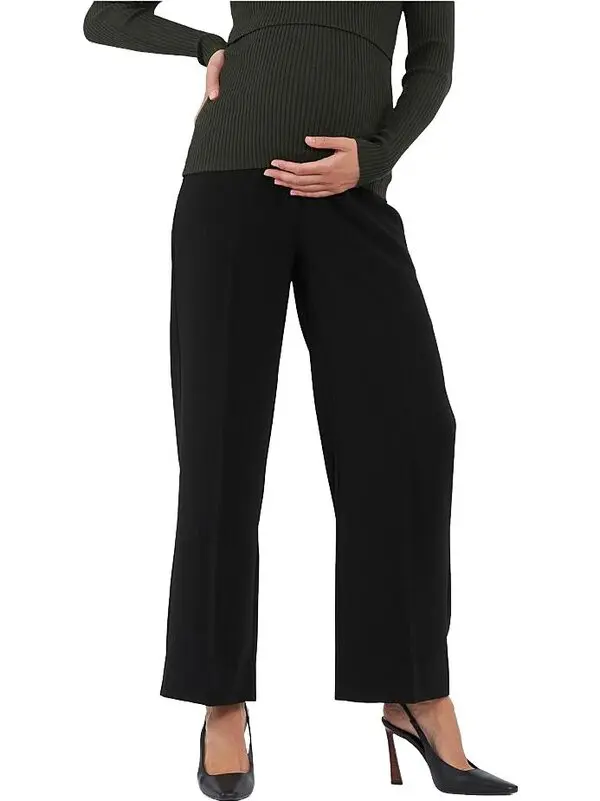 RIPE MATERNITY Wide Leg Pant - Black