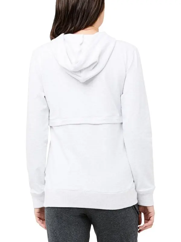 RIPE MATERNITY Kitty Nursing Hoodie - Arctic Marle
