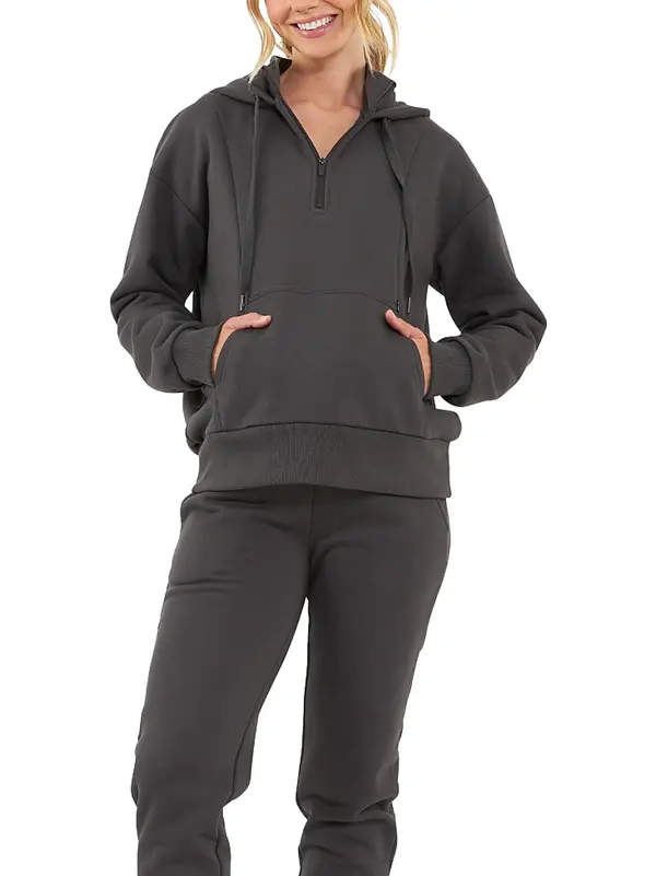 RIPE MATERNITY Nicky Nursing Hoodie - Slate