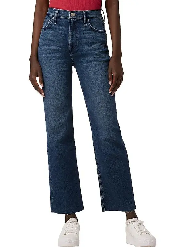 Hudson Jeans Remi High-rise Ankle Straight Jeans - Deep Dive