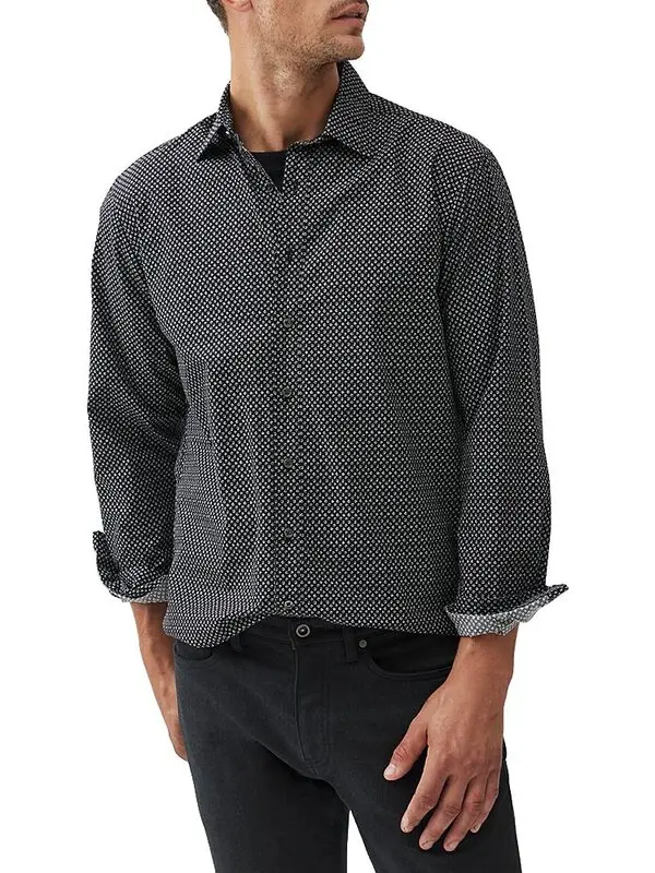 Rodd & Gunn Notown Button Front Shirt - Onyx