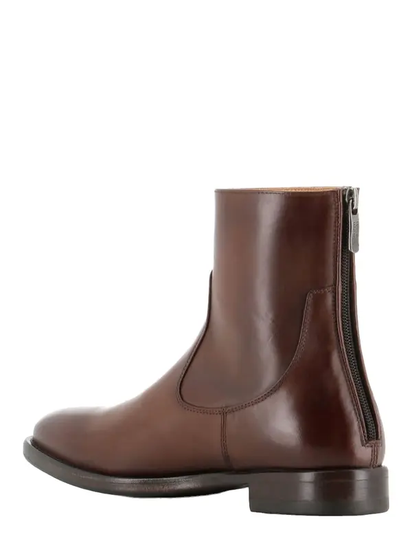 ALBERTO FASCIANI Leather Boots - Brown