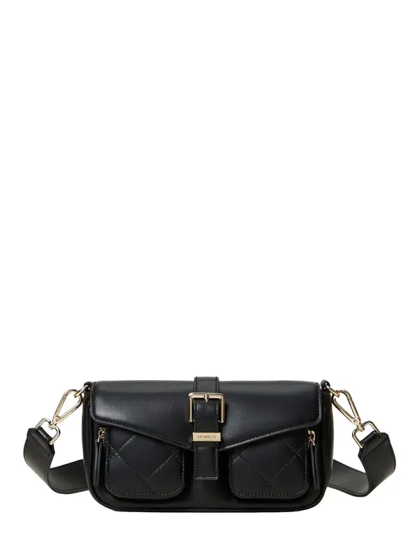 TWINSET Quilted Shoulder Bag - Black