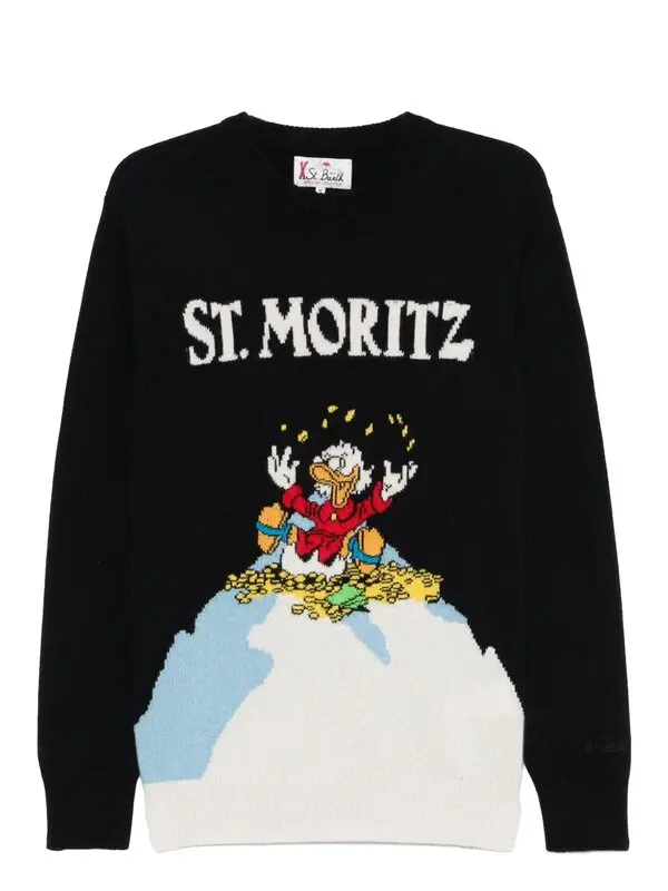 MC2 SAINT BARTH X Disney Heron Sweater - Black