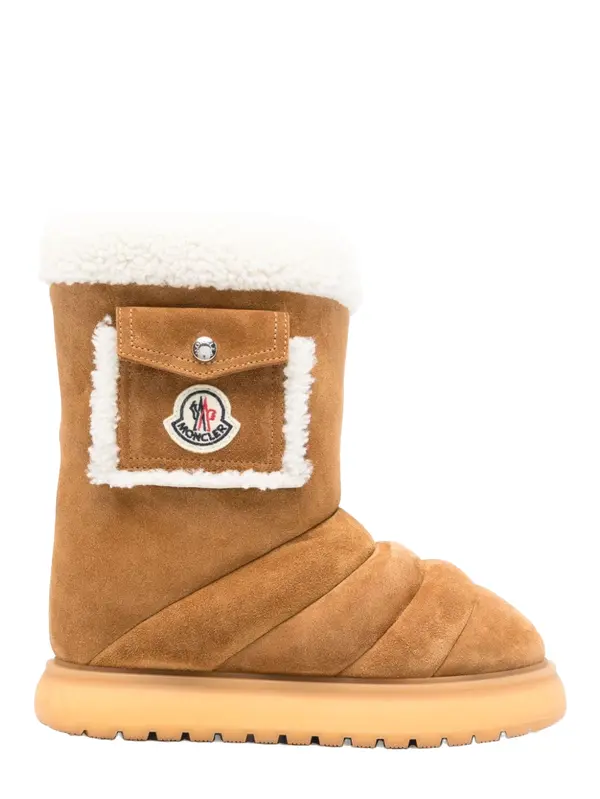Moncler Gaia Pocket Boots - Brown