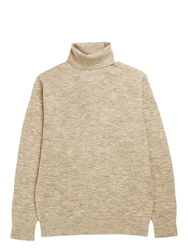 Rodd & Gunn Castle Ridge Wool Turtleneck Sweater - Birch