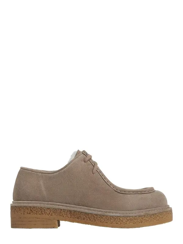 Bottega Veneta Haddock Lace-up - Driftwood/popcorn
