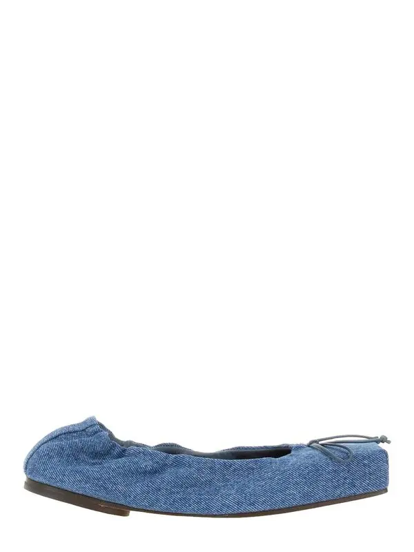 Jacquemus Square Toe Ballerinas - Navy