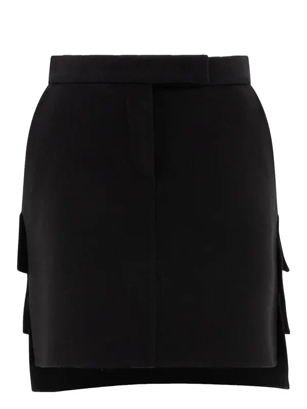 Max Mara Camelwool Miniskirt - Black