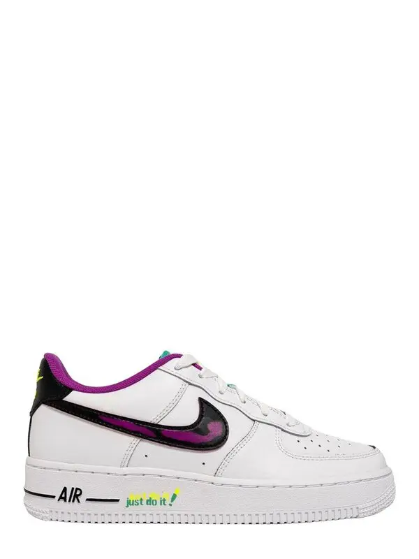 Nike Air Force 1 Low '07 Lv8 Sneakers - White/black/vivid Purple