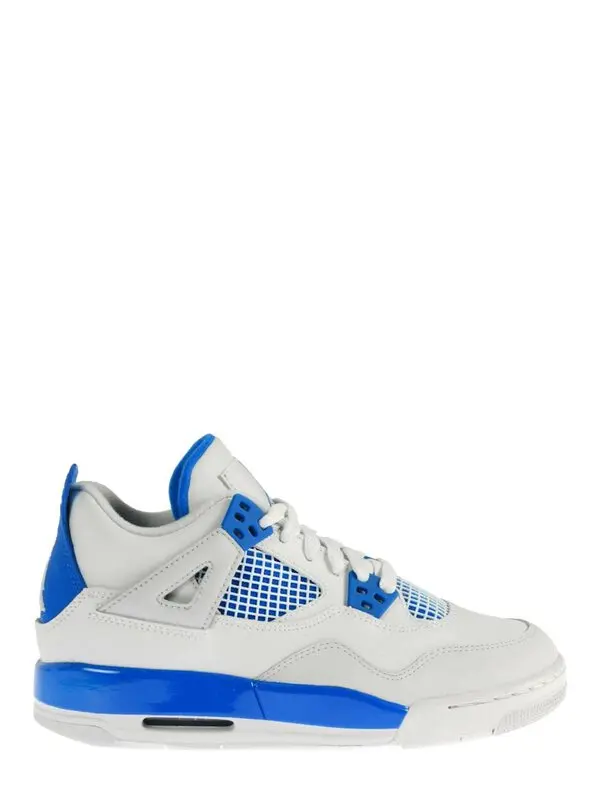 JORDAN 4 Retro Sneakers - White/military Blueone-colorntrl Grey