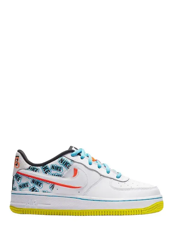Nike Air Force 1 Low Sneakers - White/hyper Crimson/bright Cactus