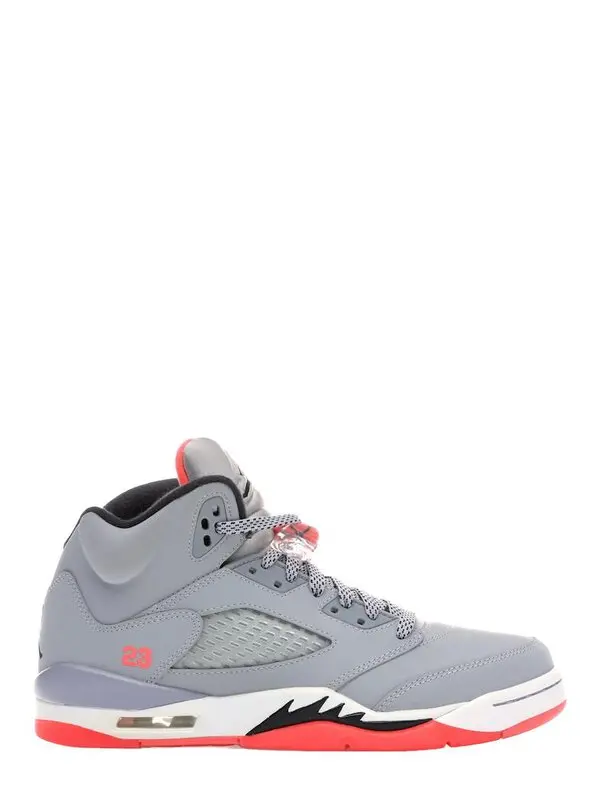 JORDAN 5 Retro - Wolf Grey/black/hot Lava