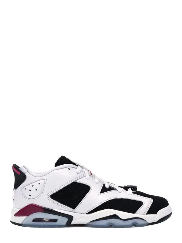 JORDAN 6 Retro Low Sneakers - White/black/fuchsia Flash
