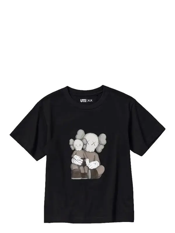 KAWS X Uniqlo Ut Youth Graphic T-shirt - Black