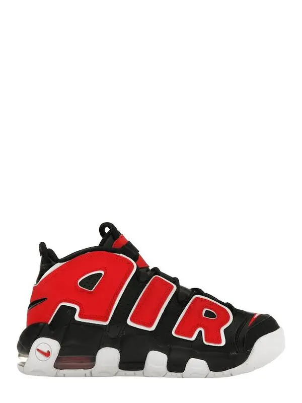 Nike Air More Uptempo Sneakers - Black/university Red/white