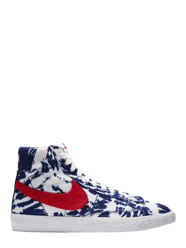 Nike Blazer Mid Se High-top Sneakers - University Red/blue Void/white