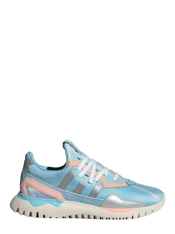 Adidas Flex Disney The Little Mermaid Tail Sneakers - Chalk White/glow Pink/silver Metallic