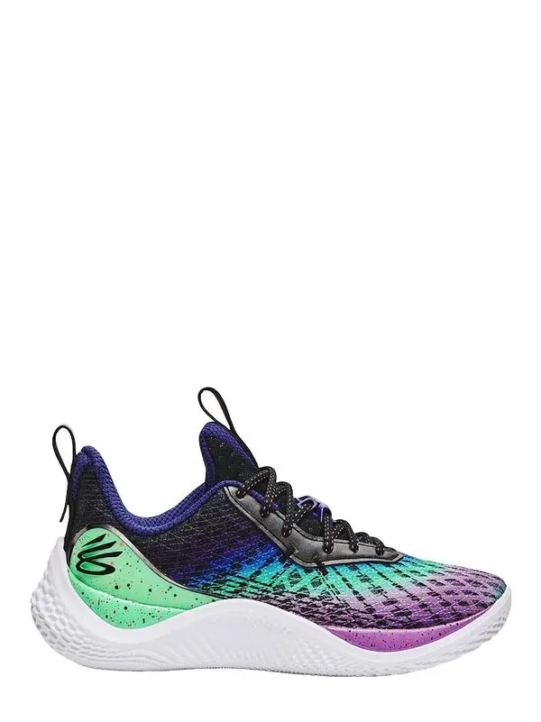 Under Armour Curry Flow 10 Northern Lights Sneakers - Black/blitz Red/antifreeze