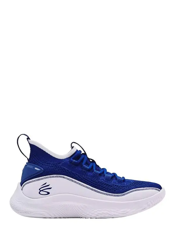 Under Armour Curry Flow 8 Sneakers - Royal Blue/white