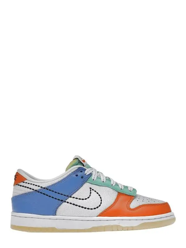 Nike Dunk Low 101 Sneakers - White/black/safety Orange