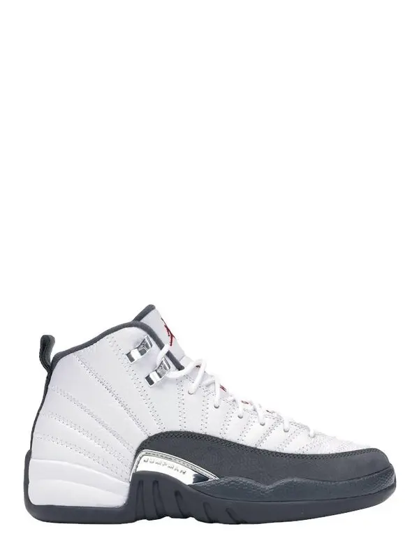 JORDAN 12 Retro Sneakers - White/dark Grey/gym Red