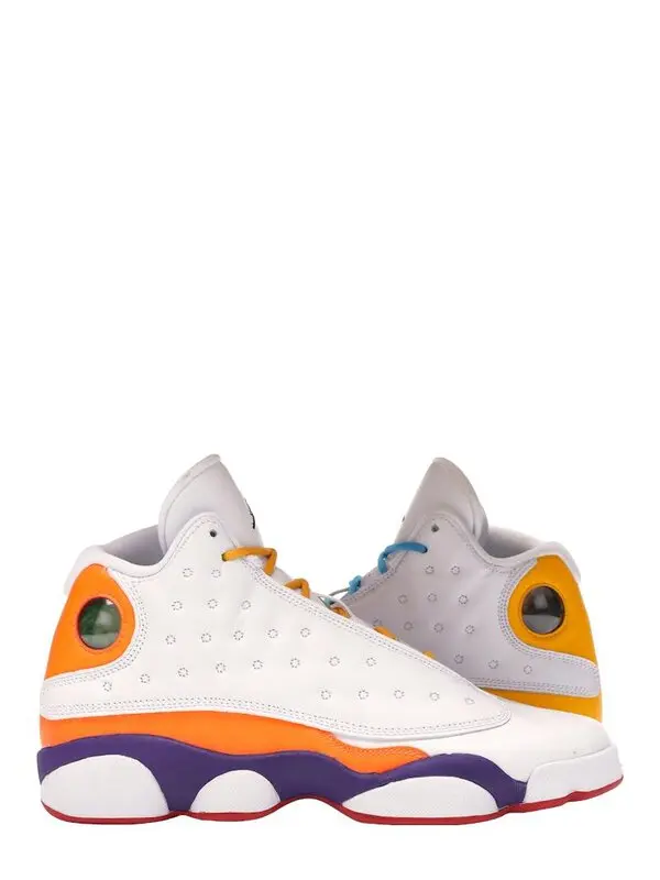 JORDAN 13 Retro Playground Sneakers - White/black/court Purple