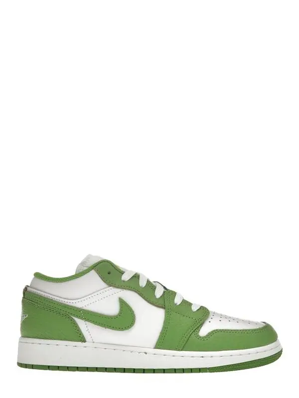 JORDAN 1 Low Sneakers - White/chlorophyll/lightning