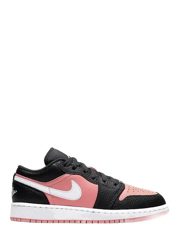JORDAN 1 Low Sneakers - Black/pink Quartz