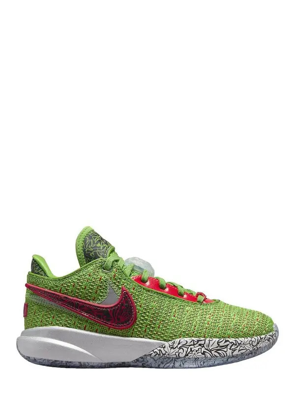 Nike Lebron 20 Stocking Stuffer Sneakers - Green Apple/reflect Silver/university Red