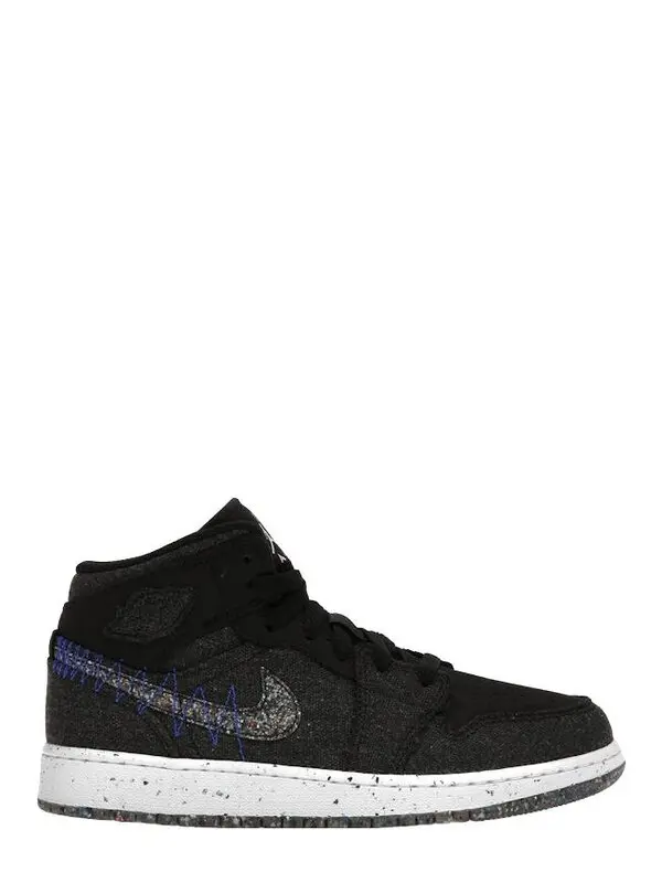 JORDAN 1 Mid Se Crater Sneakers - Black