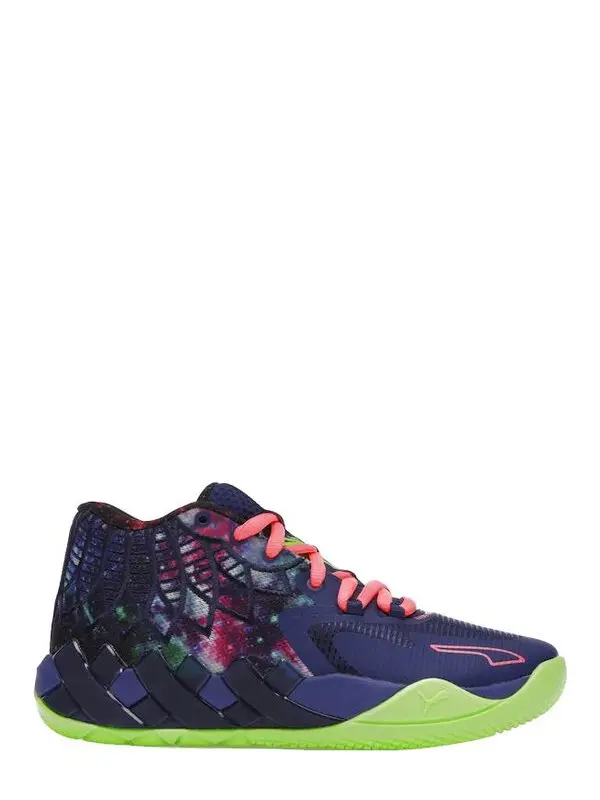 PUMA Lamelo Ball Galaxy Sneakers - Elektro Blue/green Gecko