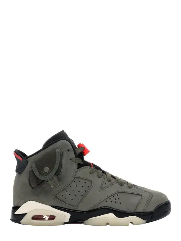 JORDAN 6 Retro Travis Scott Gs - Medium Olive/black/sail