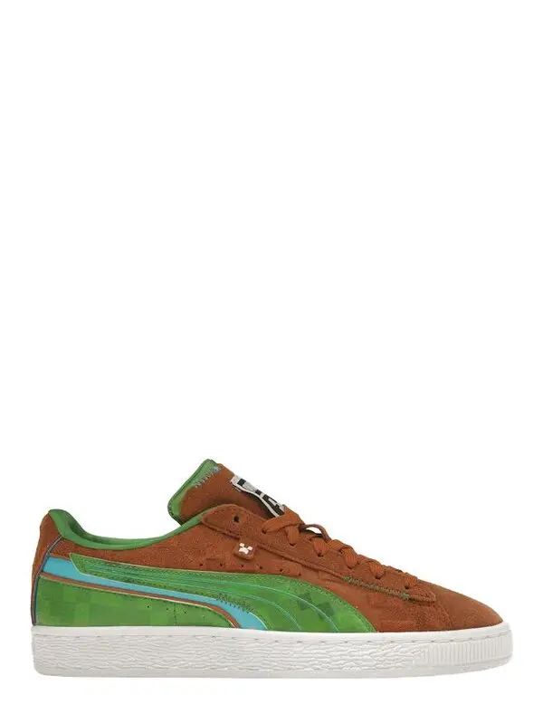 PUMA Suede Minecraftin Sneakers - Friar Brown/fern Green