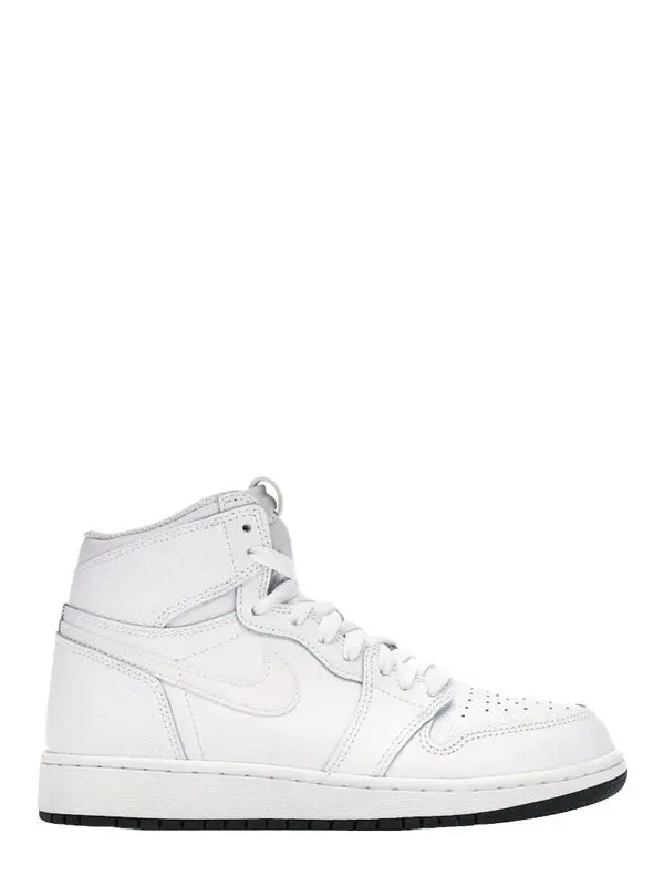 JORDAN 1 Retro High Perforated Sneakers - White/black