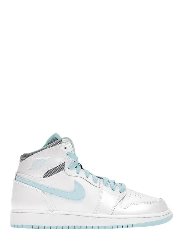 JORDAN 1 Retro High Top Sneakers - White/still Blue
