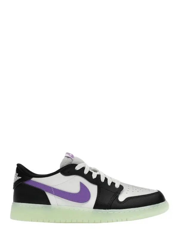 JORDAN 1 Retro Low Og - Black/black Raspberry/volt Tint