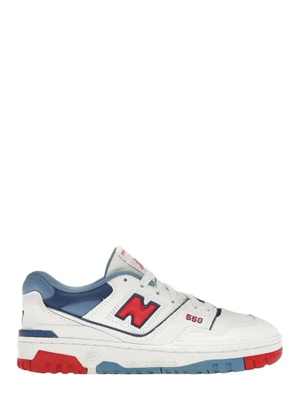 NEW BALANCE 550 Sneakers - White/true Red/atlantic Blue