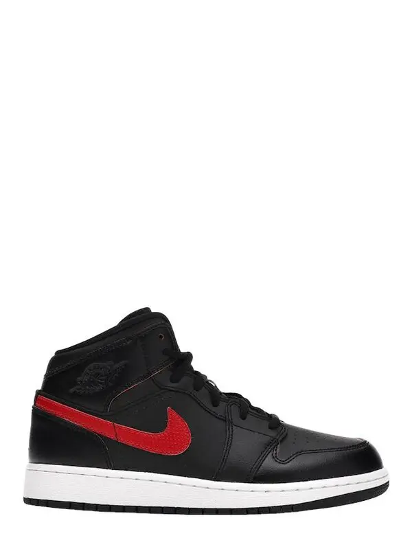 JORDAN 1 Retro Mid Sneakers - Black/gym Red