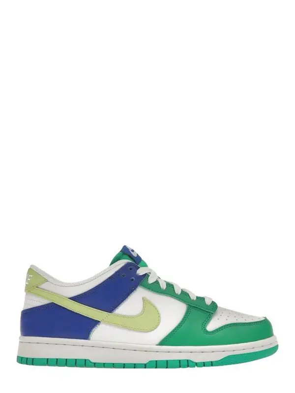 Nike Dunk Low Sneakers - White/stadium Green/game Royal