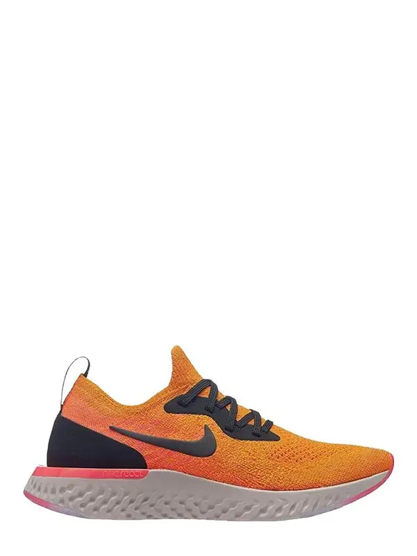 Nike Epic React Flyknit Sneakers - Black/orange