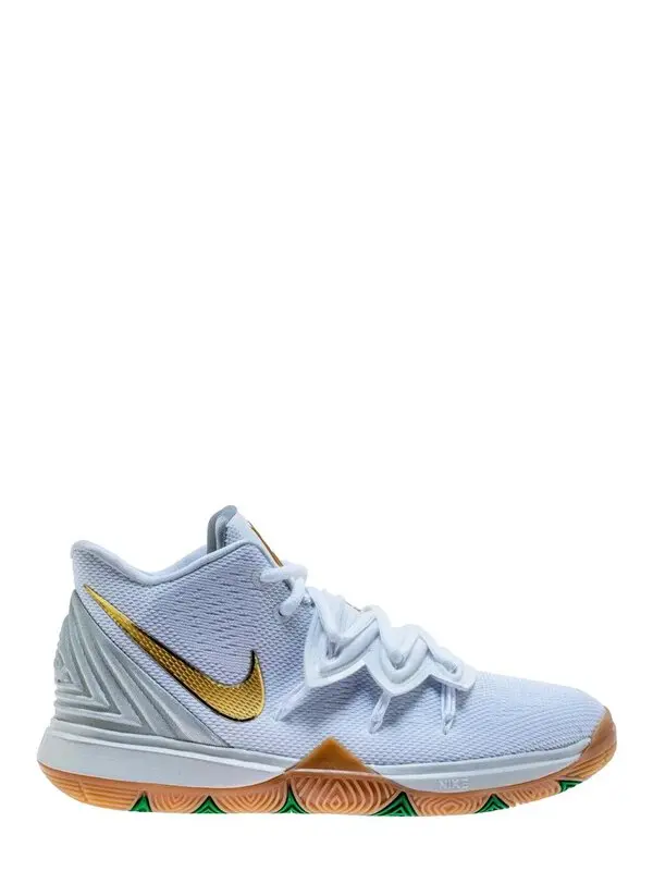Nike Kyrie 5 Athletic Sneakers - White/metallic Gold/pure Platinum